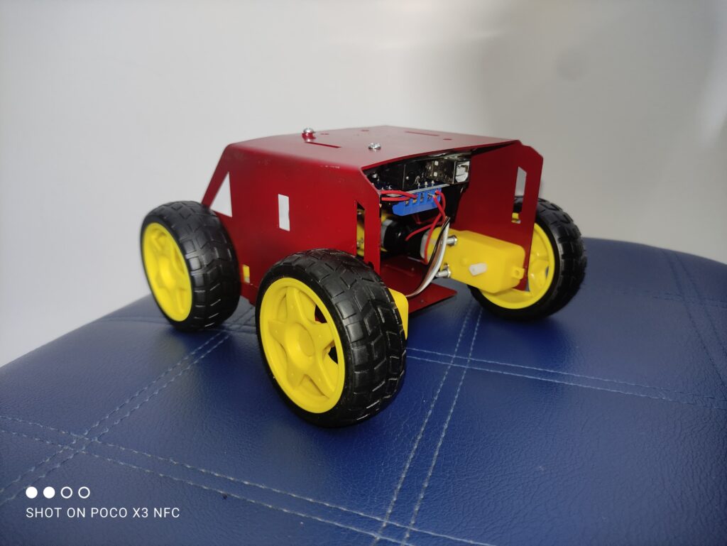 4 Wheel DIY Arduino RC Truck Metalic Kit by Zencode (Chassis Only ...